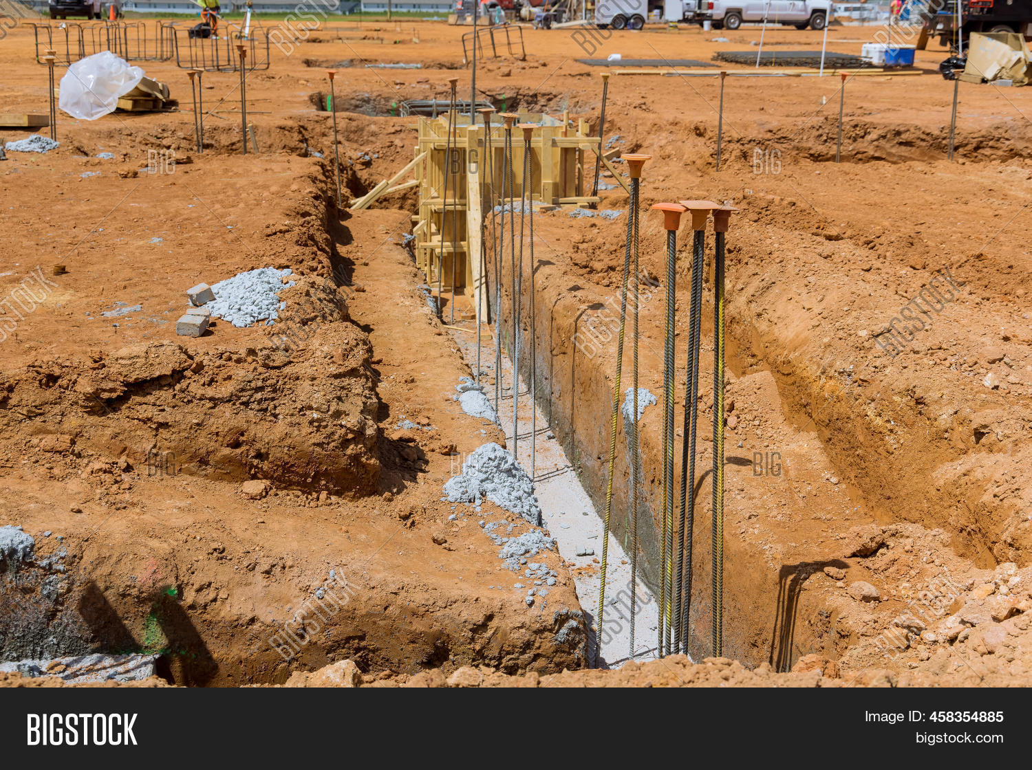 Strip Foundation Image And Photo Free Trial Bigstock