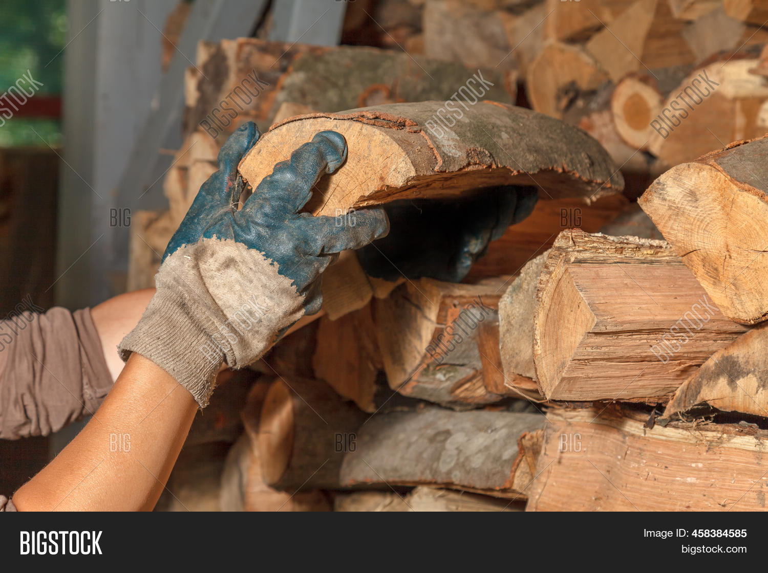 Chopped Wood Stored Image & Photo (Free Trial) | Bigstock