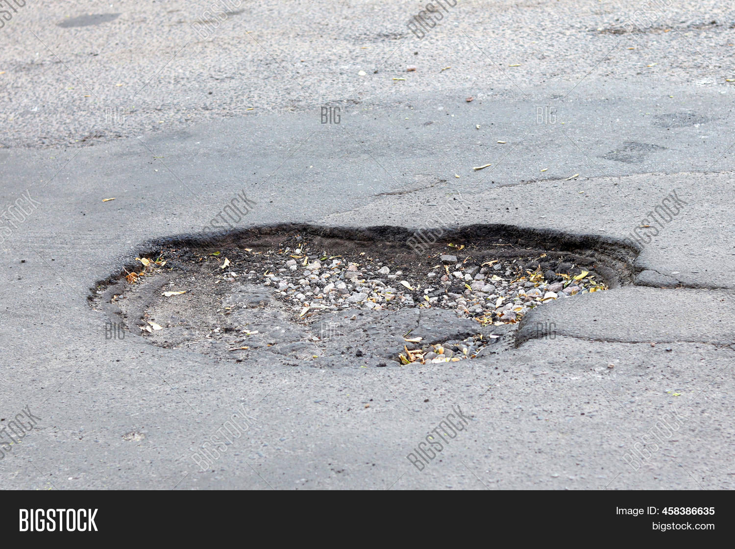 Asphalt Swelling Close Image & Photo (Free Trial) | Bigstock