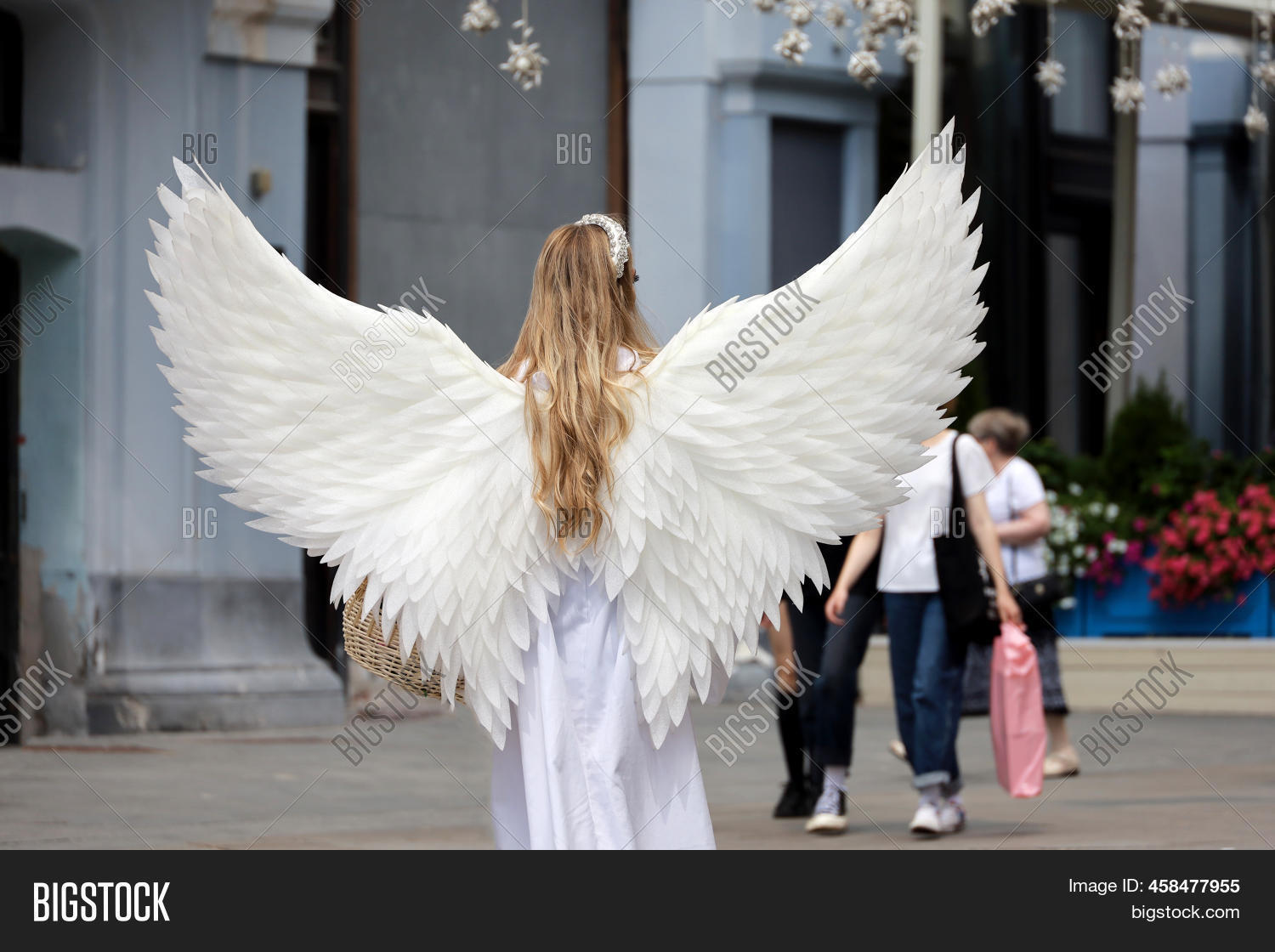 Girl White Angel Image & Photo (Free Trial) | Bigstock