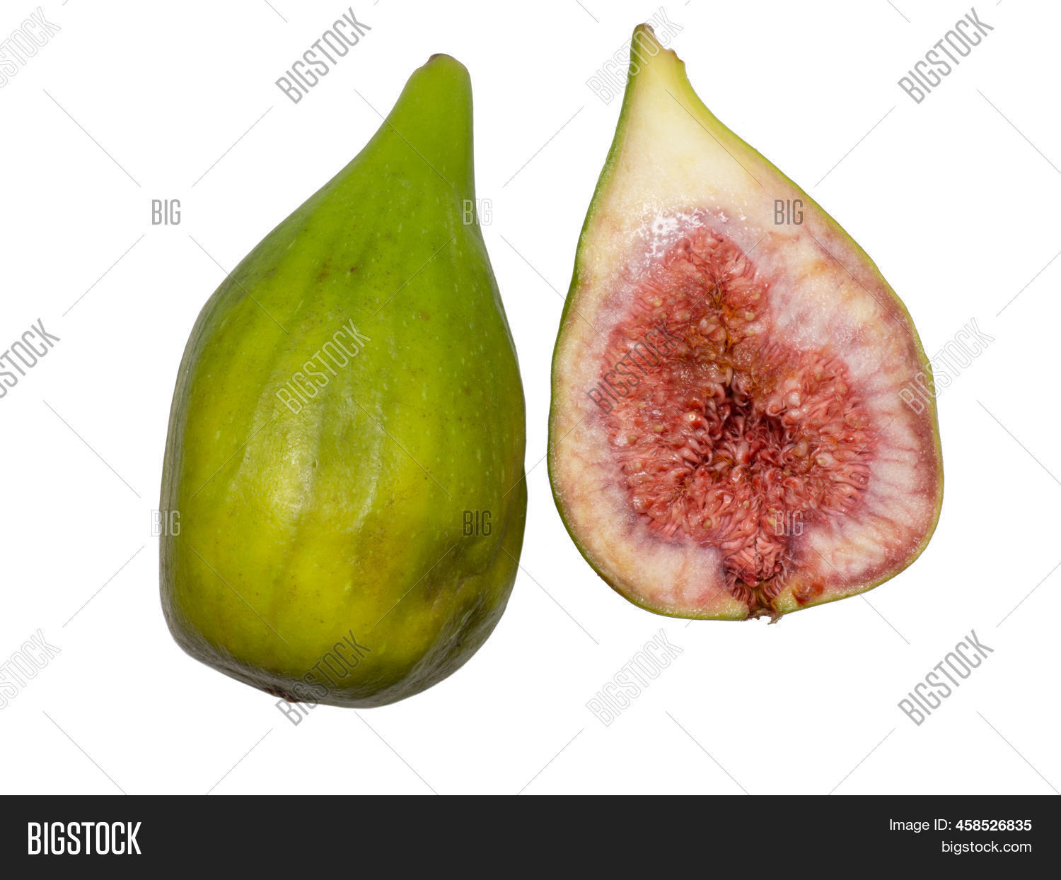 Fig Cut Half. Fresh Image & Photo (Free Trial) | Bigstock