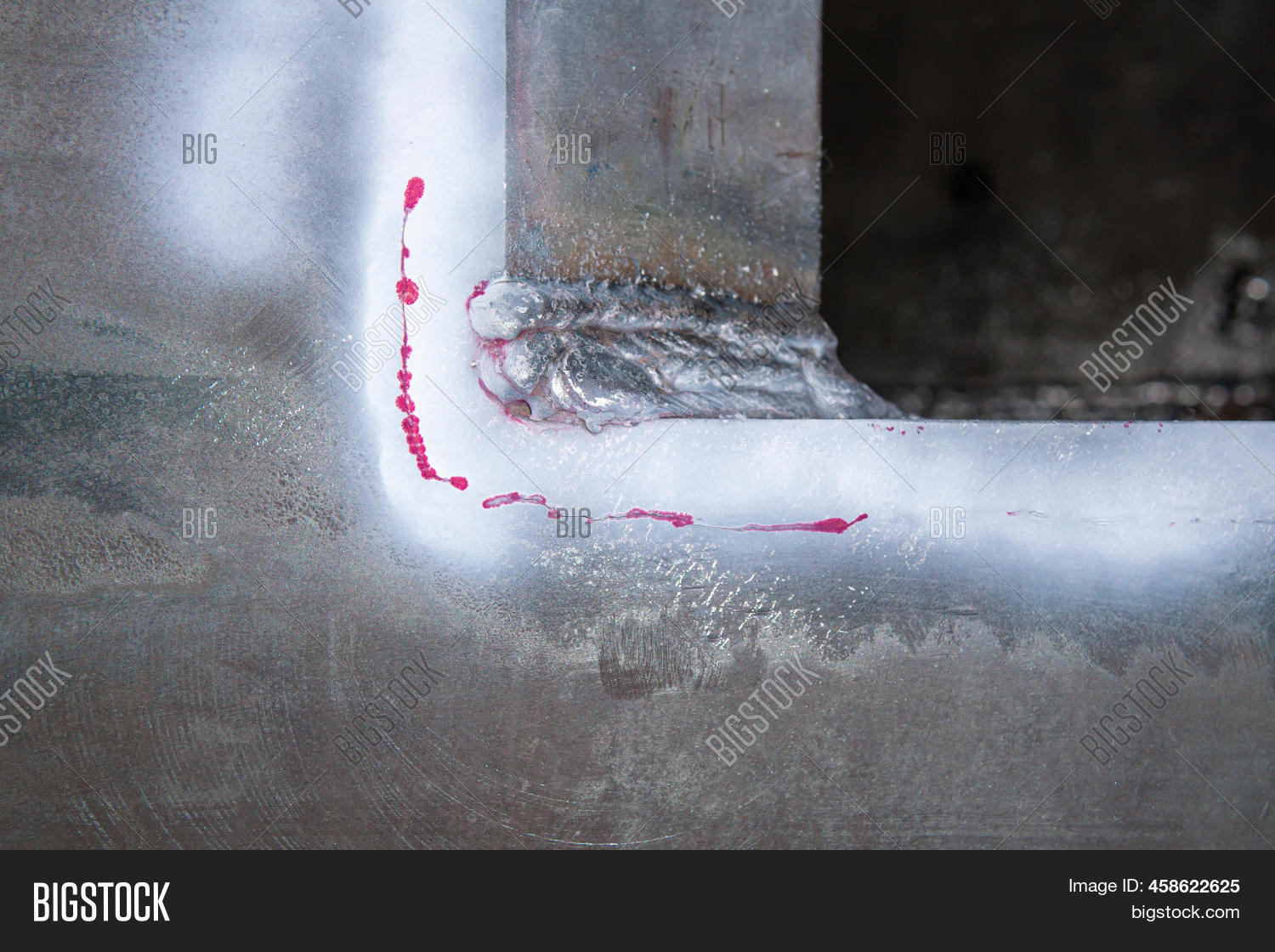 Crack On Surface Steel Image & Photo (Free Trial) | Bigstock