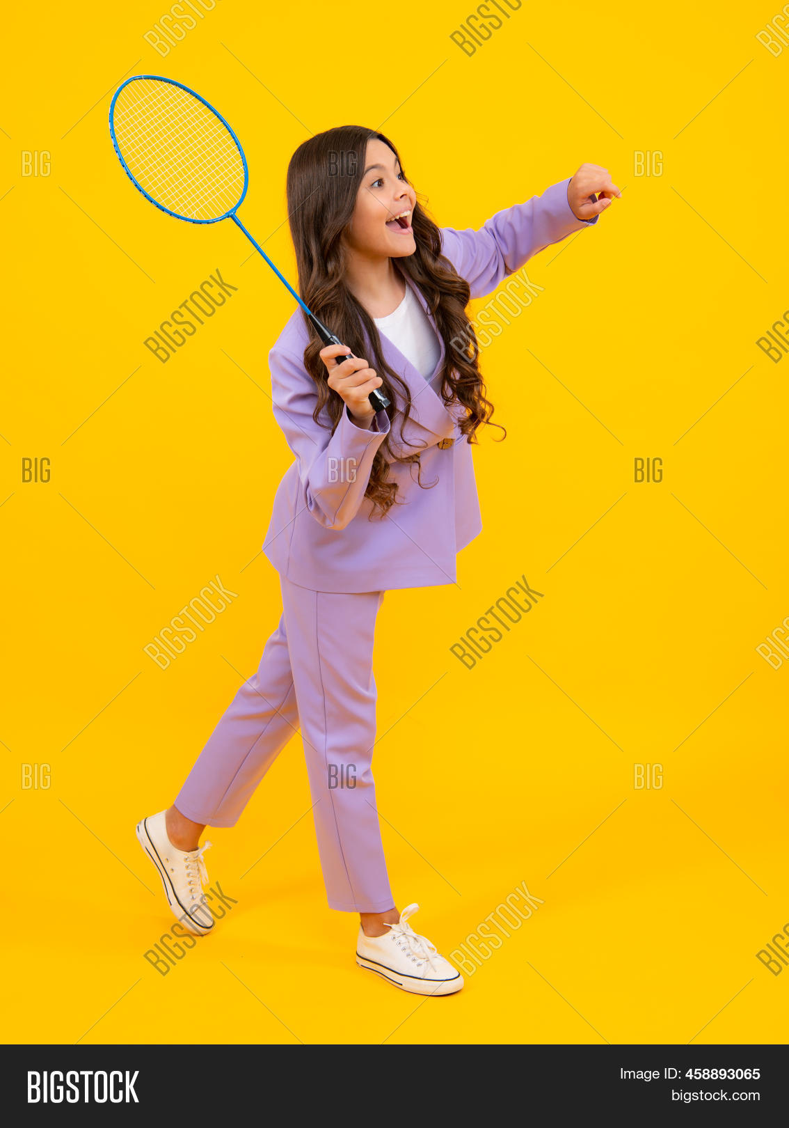 Teen Girl Badminton Image & Photo (Free Trial) | Bigstock