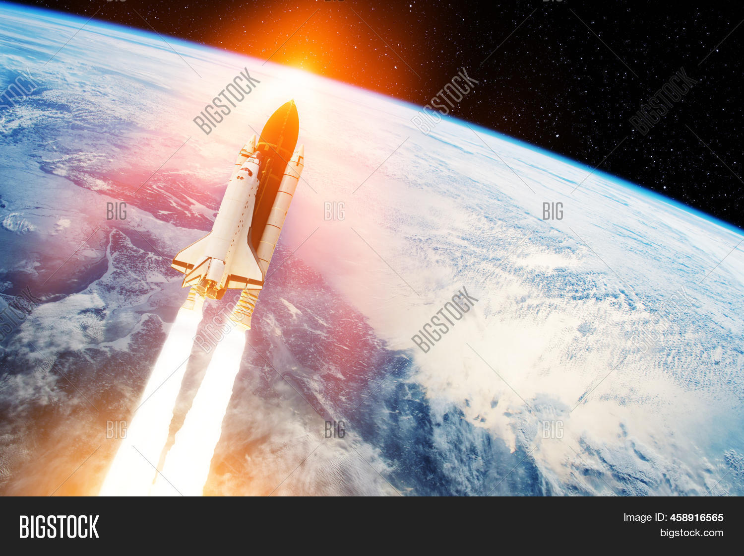 Spaceship Lift Off. Image & Photo (Free Trial) | Bigstock