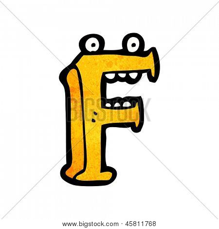 Cartoon Letter F Image & Photo (Free Trial) | Bigstock