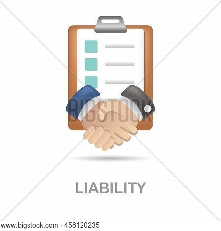 Liability Icon 3d Vector & Photo (Free Trial) | Bigstock