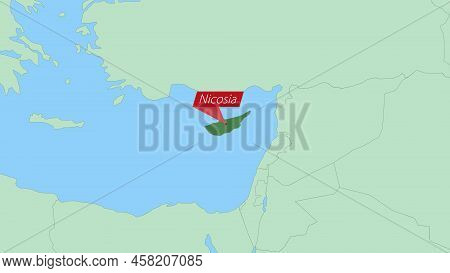Map Cyprus Pin Vector & Photo (Free Trial) | Bigstock