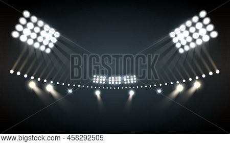 Stadium Lights Vector & Photo (Free Trial) | Bigstock