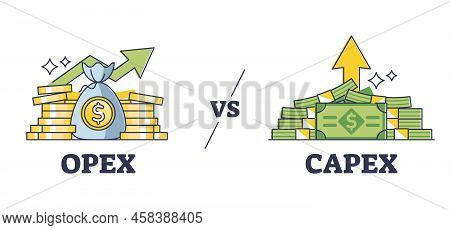 Opex Vs Capex Vector & Photo (Free Trial) | Bigstock