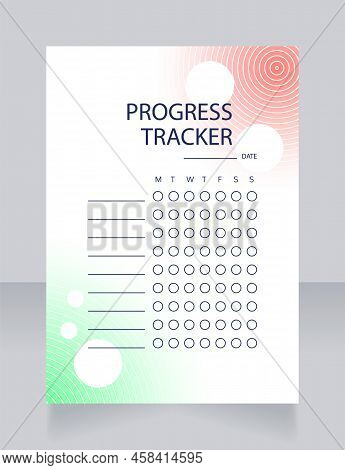 Progress Tracker Vector & Photo (Free Trial) | Bigstock