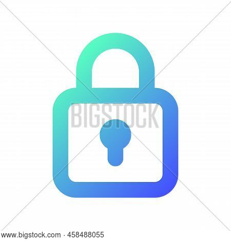 Locked Padlock Pixel Vector & Photo (Free Trial) | Bigstock