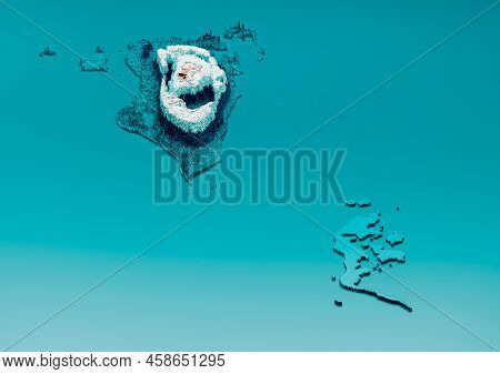 Topographic Bahrain Image & Photo (Free Trial) | Bigstock