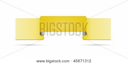 Yellow Ribbon Vector & Photo (Free Trial) | Bigstock