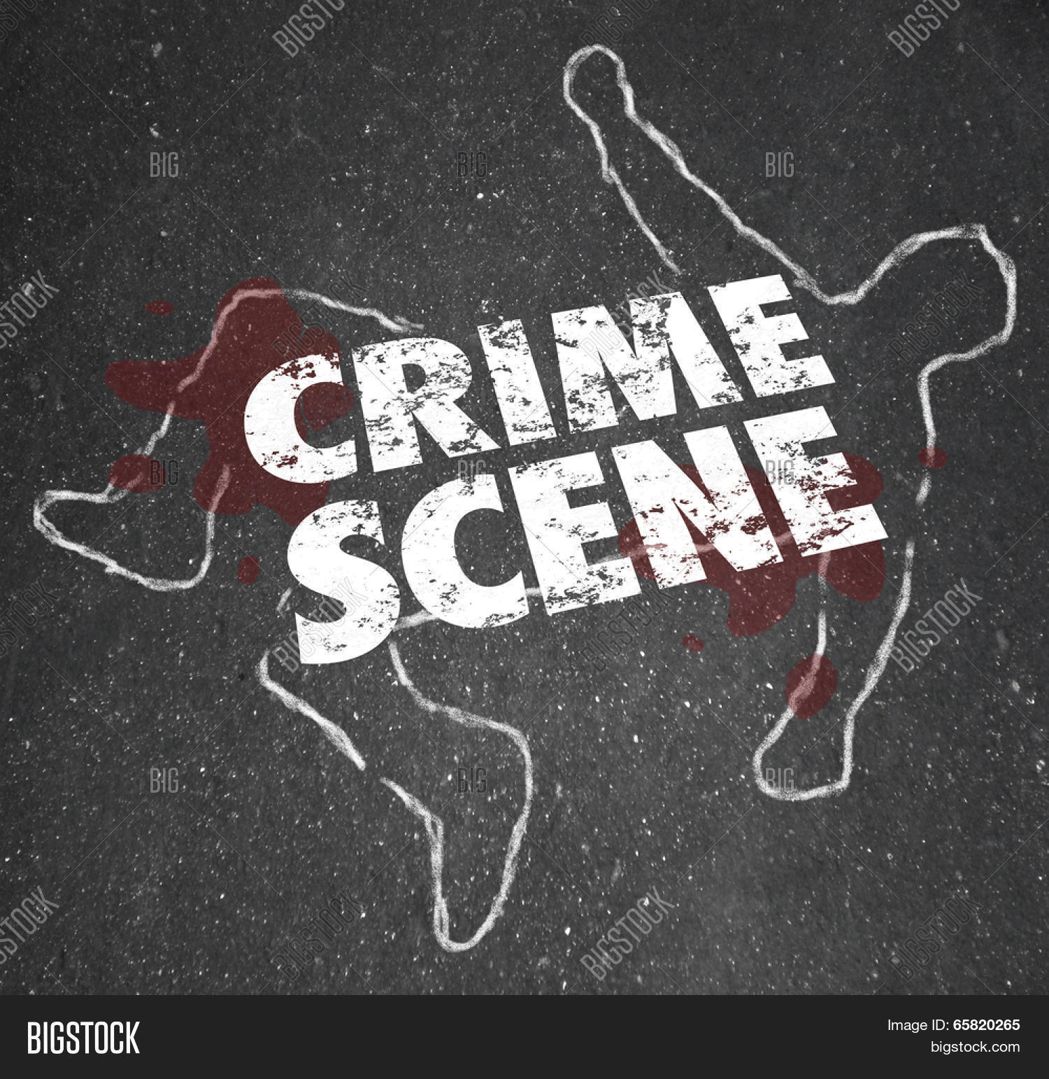 Crime Scene Words On Image & Photo (Free Trial) | Bigstock