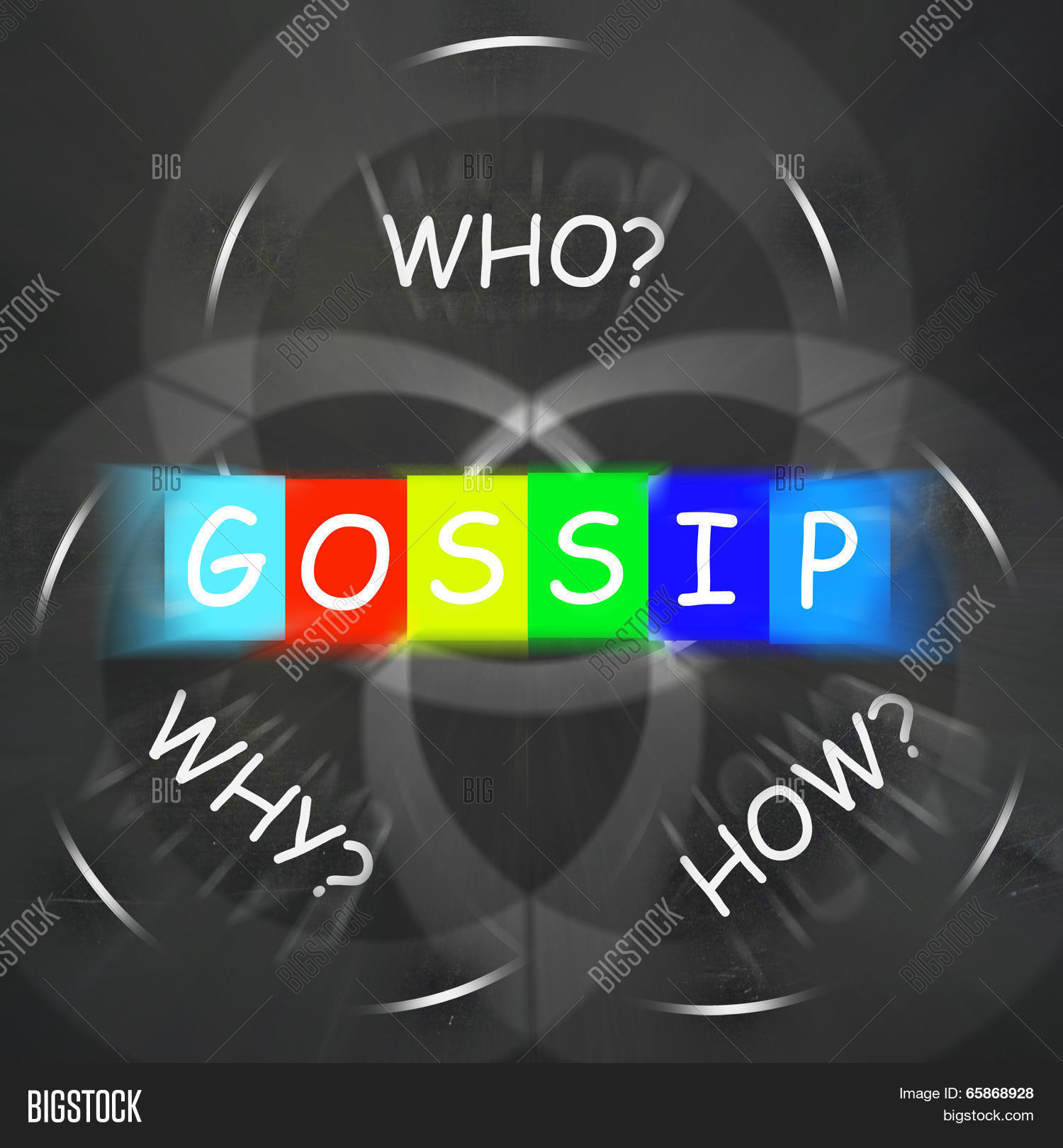 Gossip Words Displays Image & Photo (Free Trial) | Bigstock