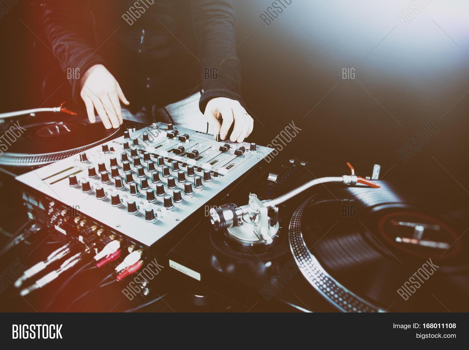 Club DJ Playing Mixing Image & Photo (Free Trial) | Bigstock