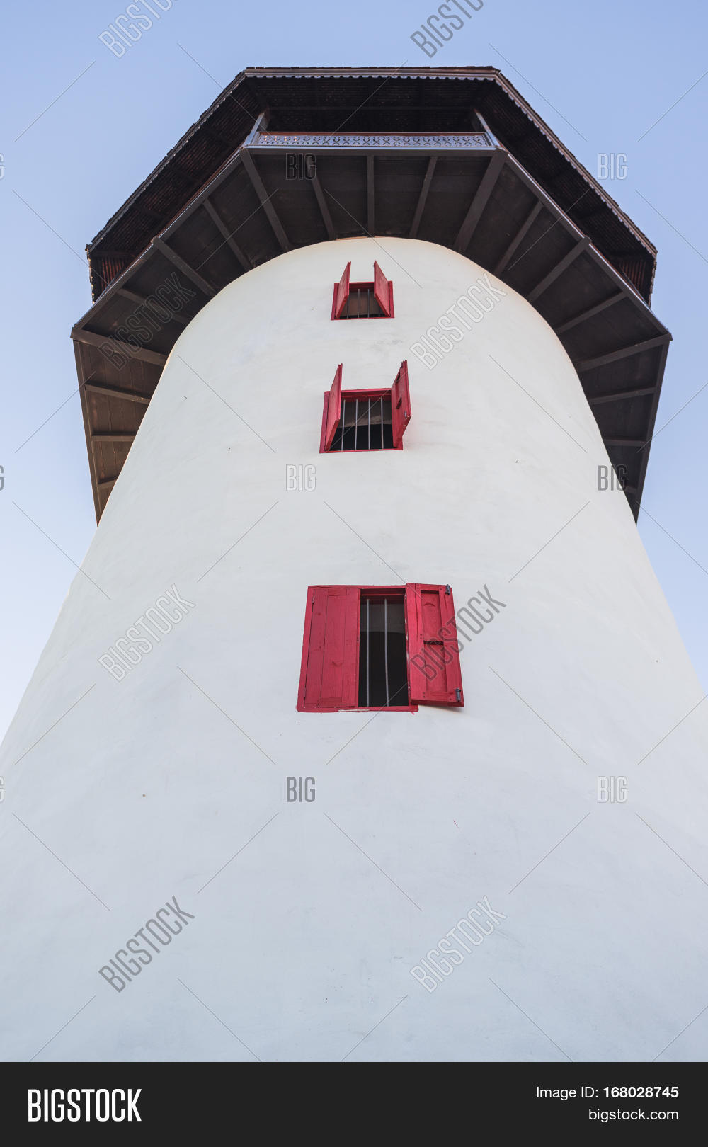 Ancient Tall Tower Red Image & Photo (Free Trial) | Bigstock