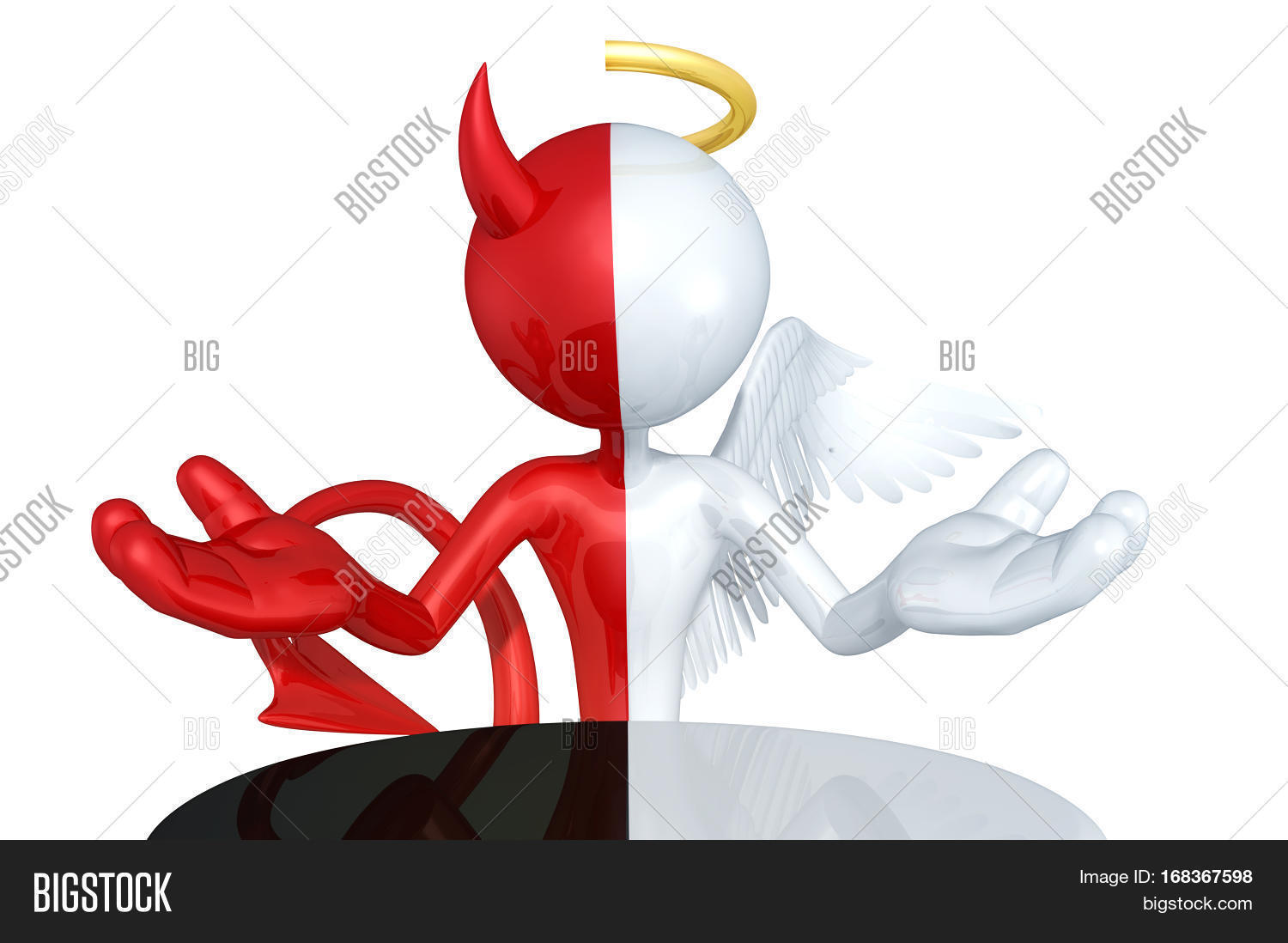 Angel Devil Character Image & Photo (Free Trial) | Bigstock