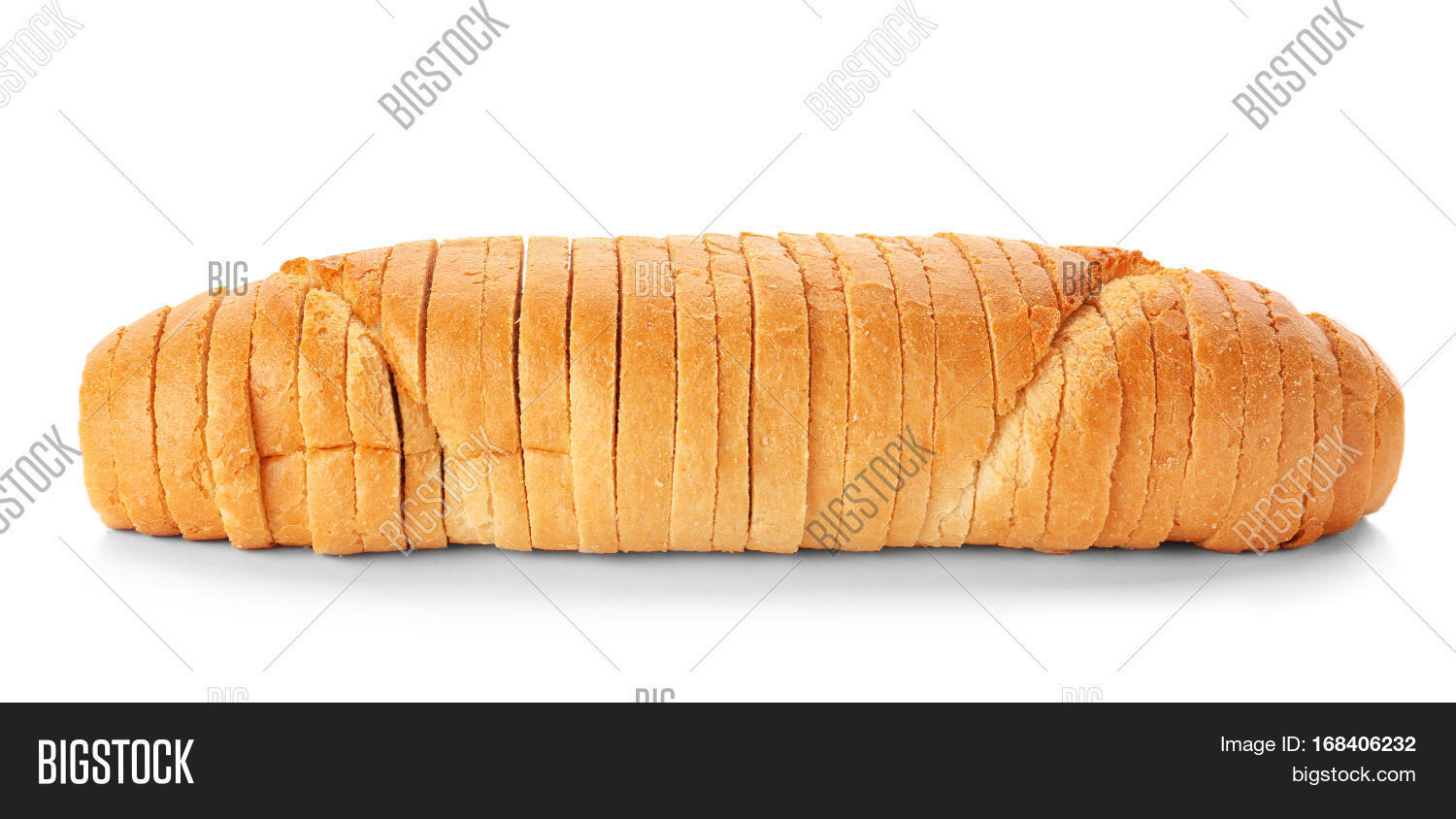 Sliced Bread Isolated Image & Photo (Free Trial) | Bigstock