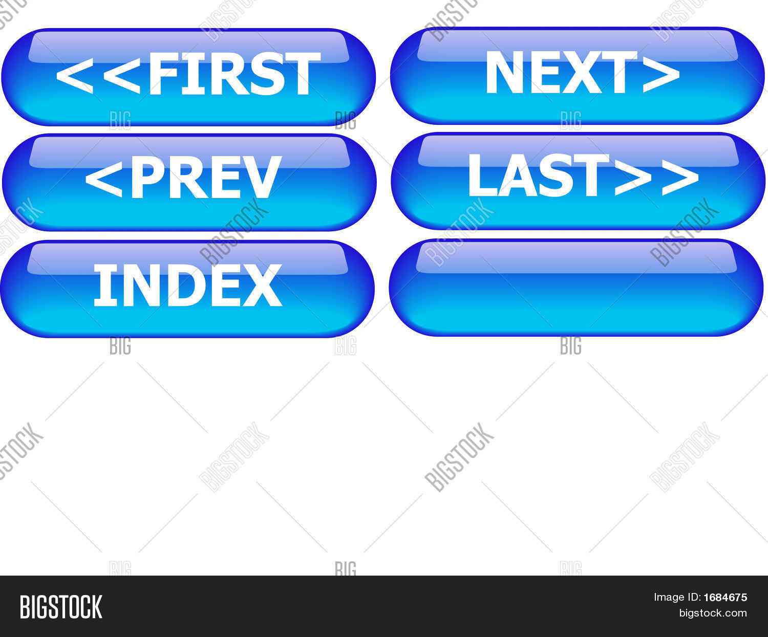 Navigation Buttons Vector & Photo (Free Trial) | Bigstock