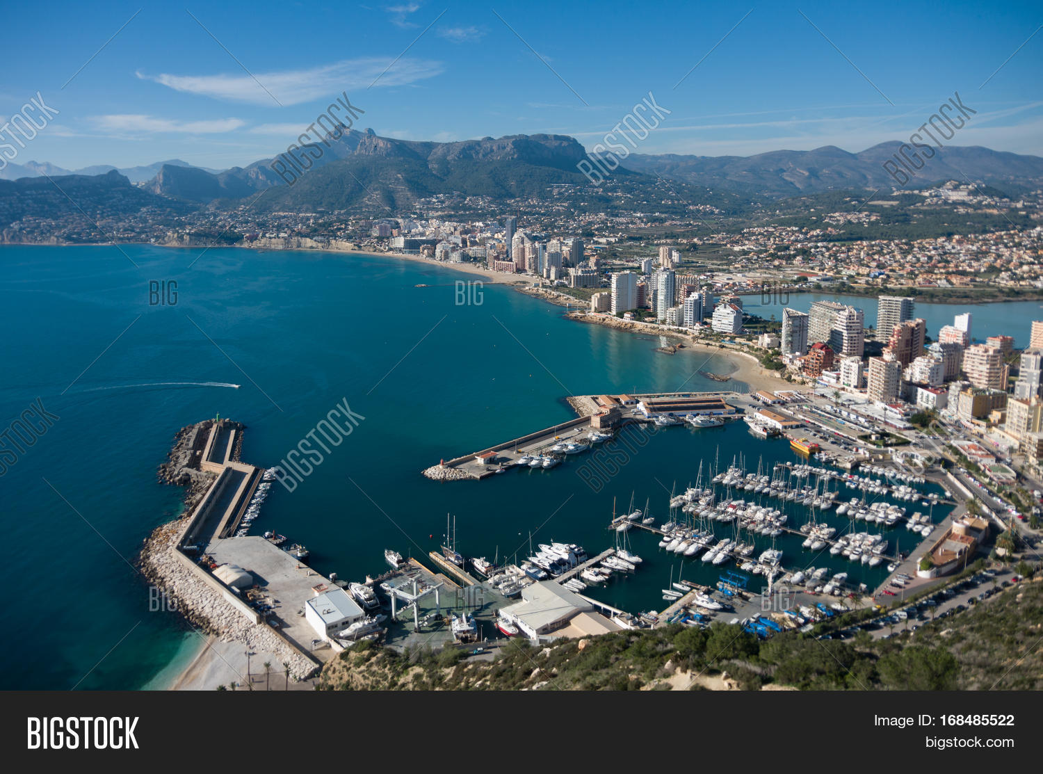 View Over Calpe (calp Image & Photo (Free Trial) | Bigstock