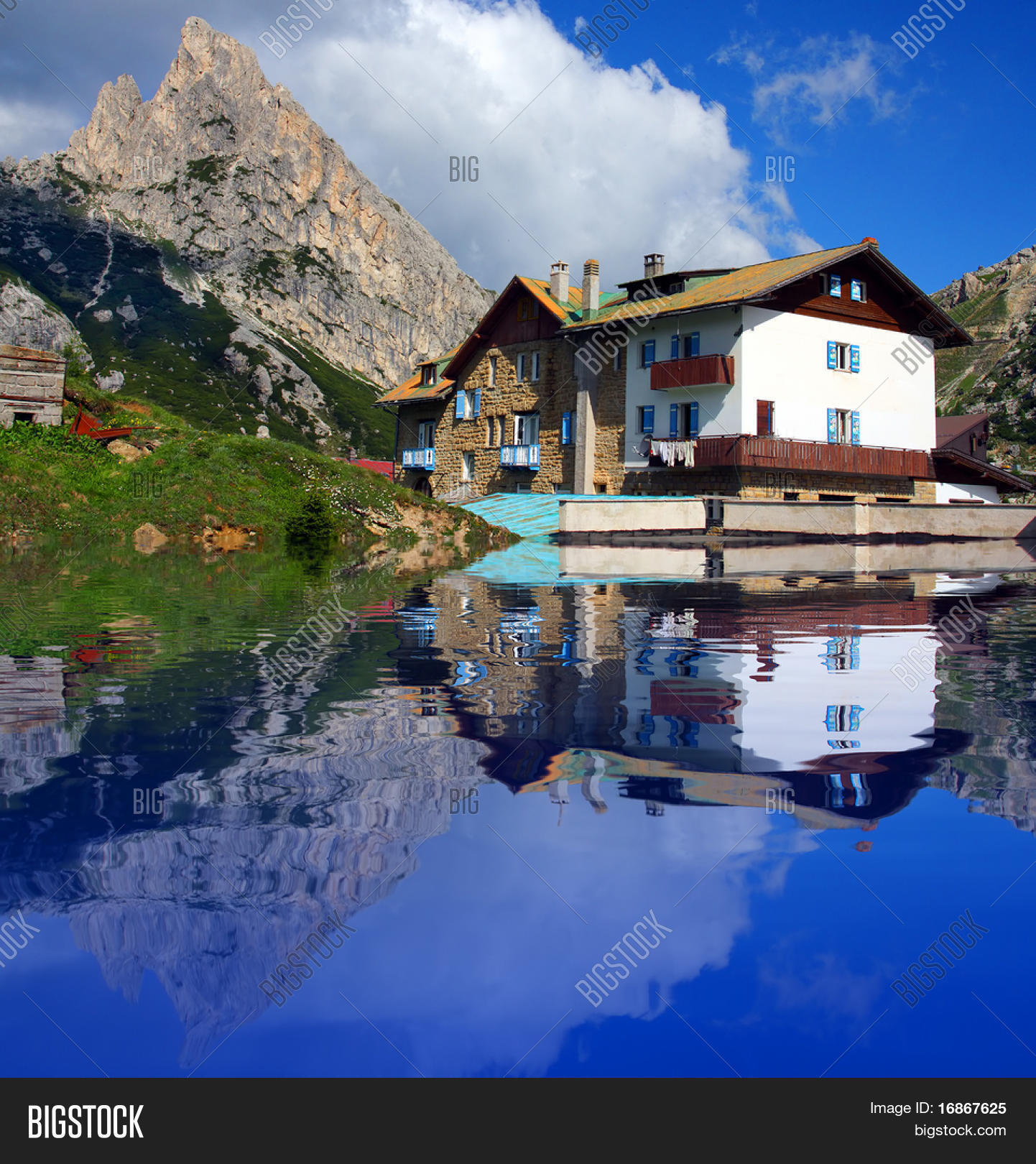 Typical Alpine House Image & Photo (Free Trial) | Bigstock