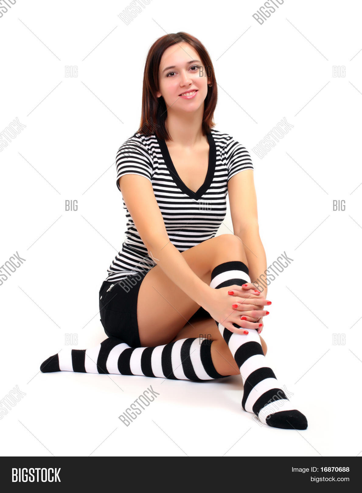 Sexy Girl Funny Socks Image & Photo (Free Trial) | Bigstock