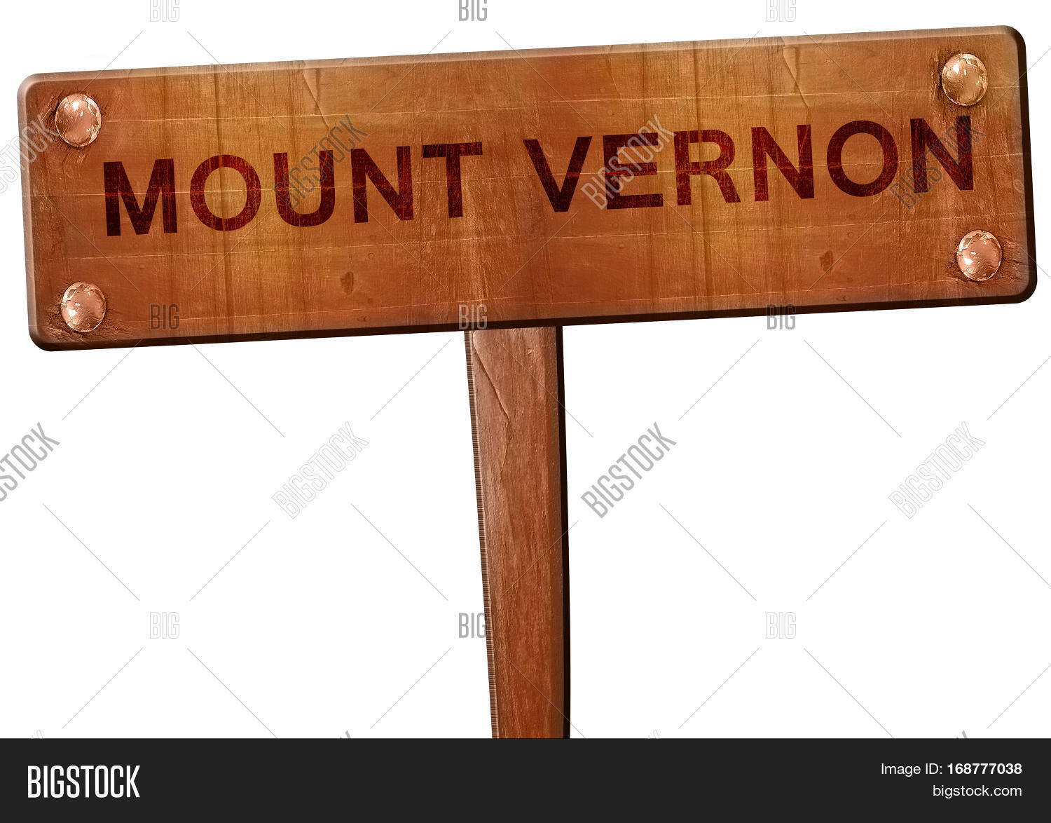 Mount Vernon Road Sign Image & Photo (Free Trial) | Bigstock