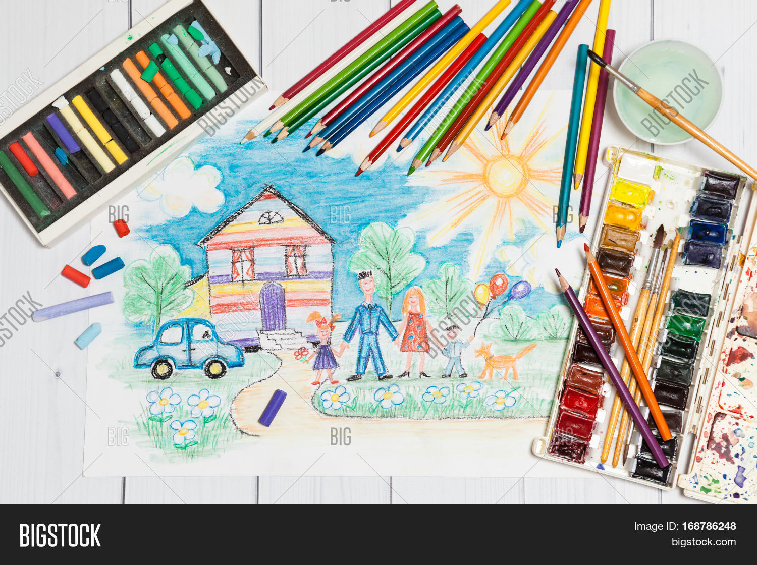 Hand Drawn Bright Image & Photo (Free Trial) | Bigstock