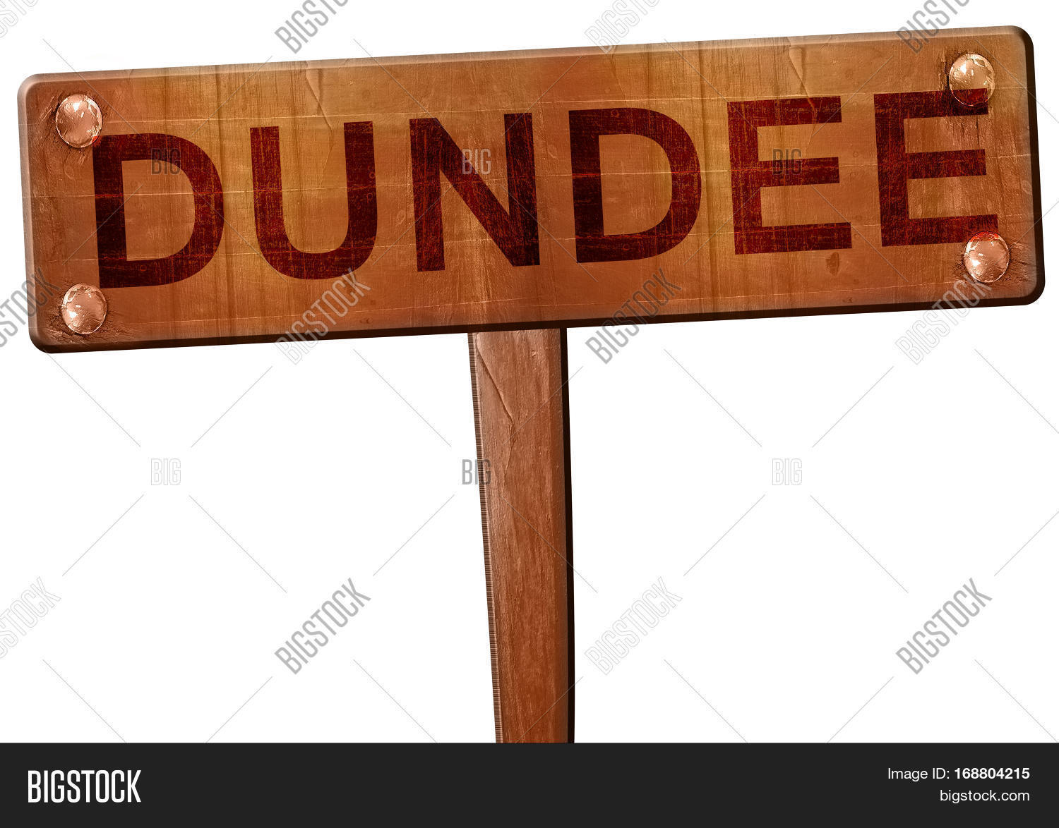 Dundee Road Sign, 3D Image & Photo (Free Trial) | Bigstock
