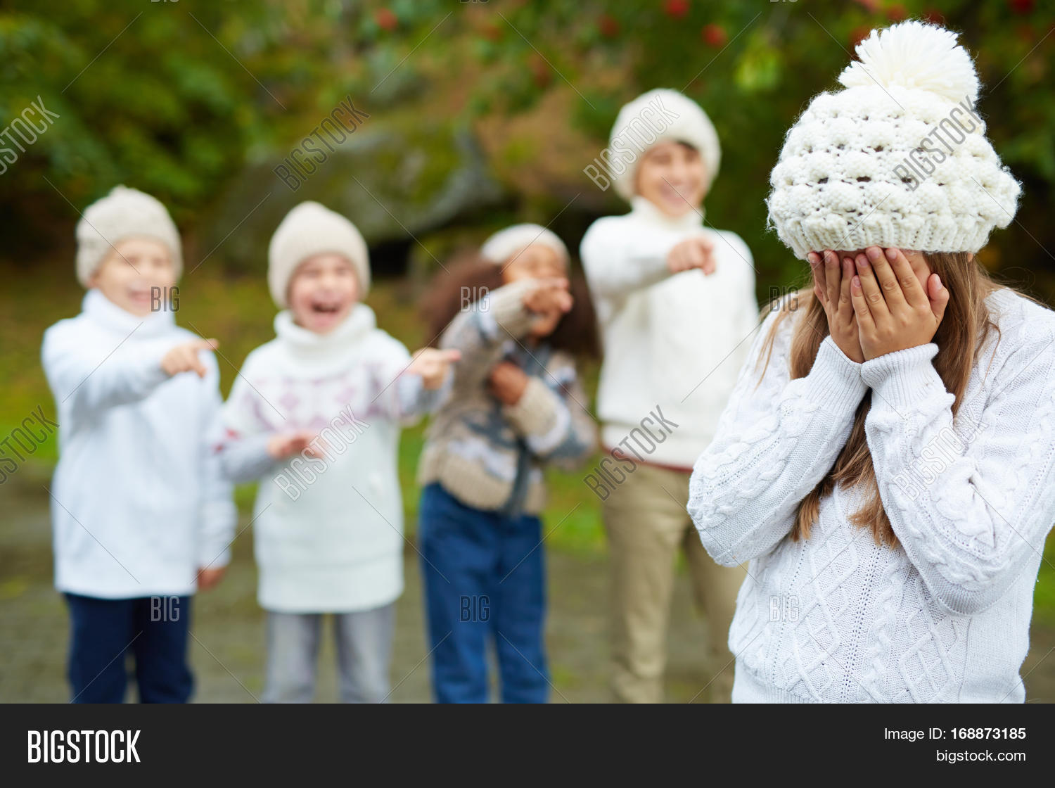 Crying Girl Hiding Her Image & Photo (Free Trial) | Bigstock