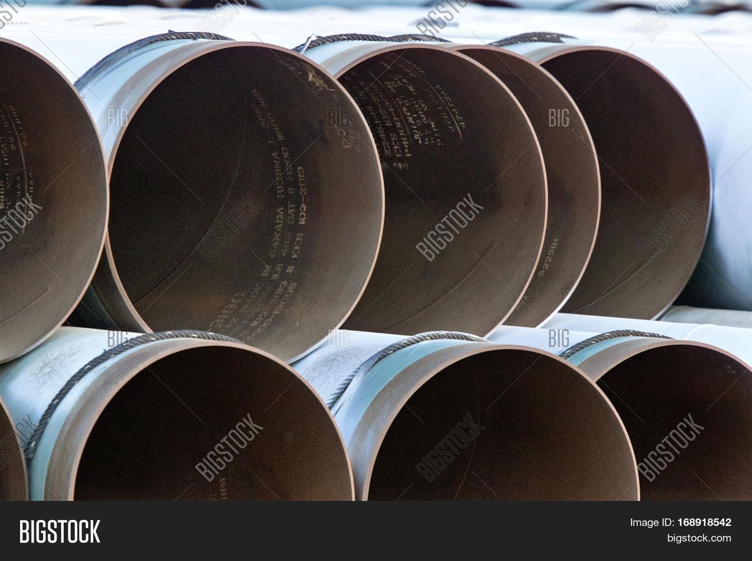 Pipe Pipeline Stacked Image & Photo (Free Trial) | Bigstock