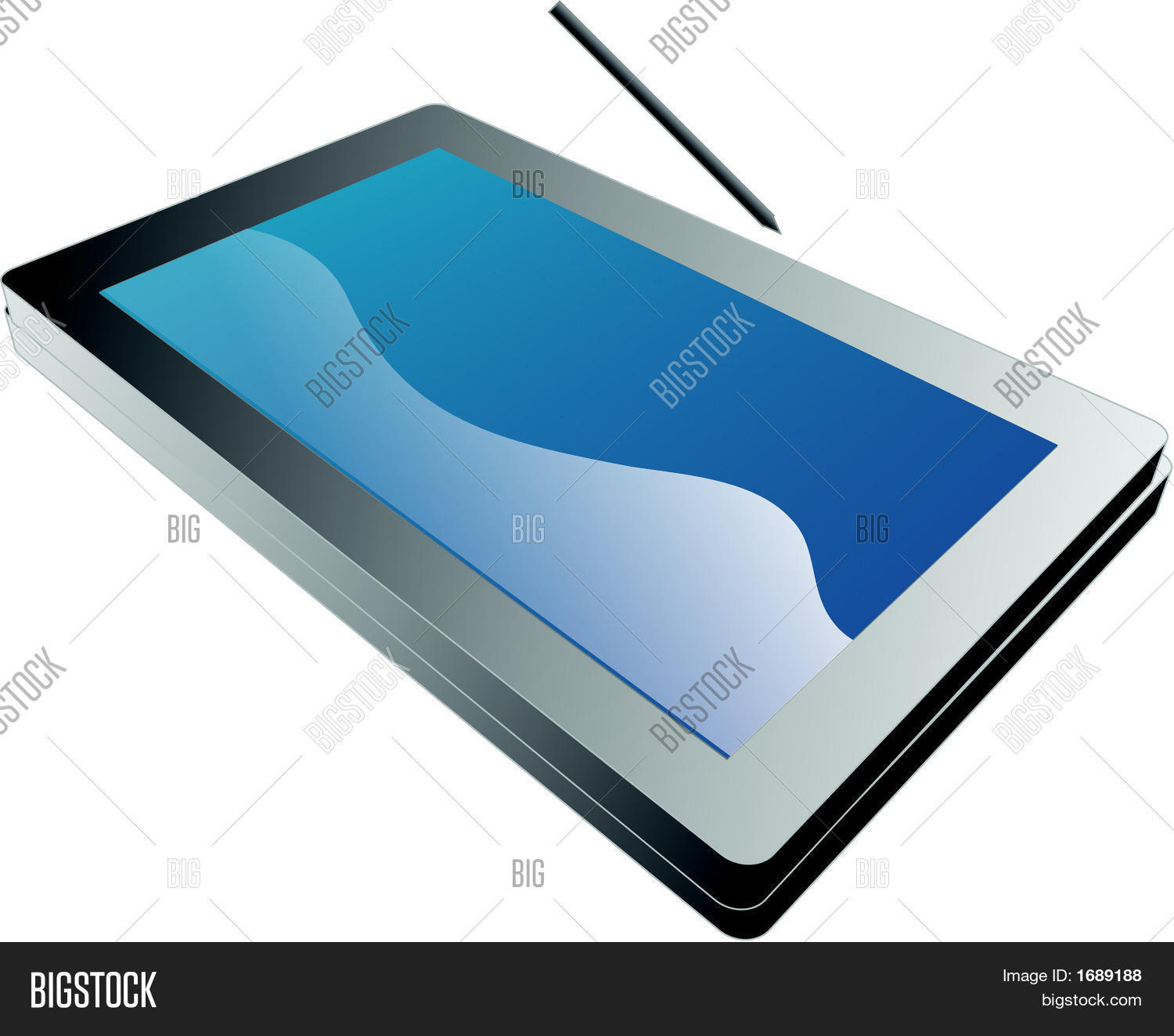 Tablet Pc Notebook Vector & Photo (Free Trial) | Bigstock