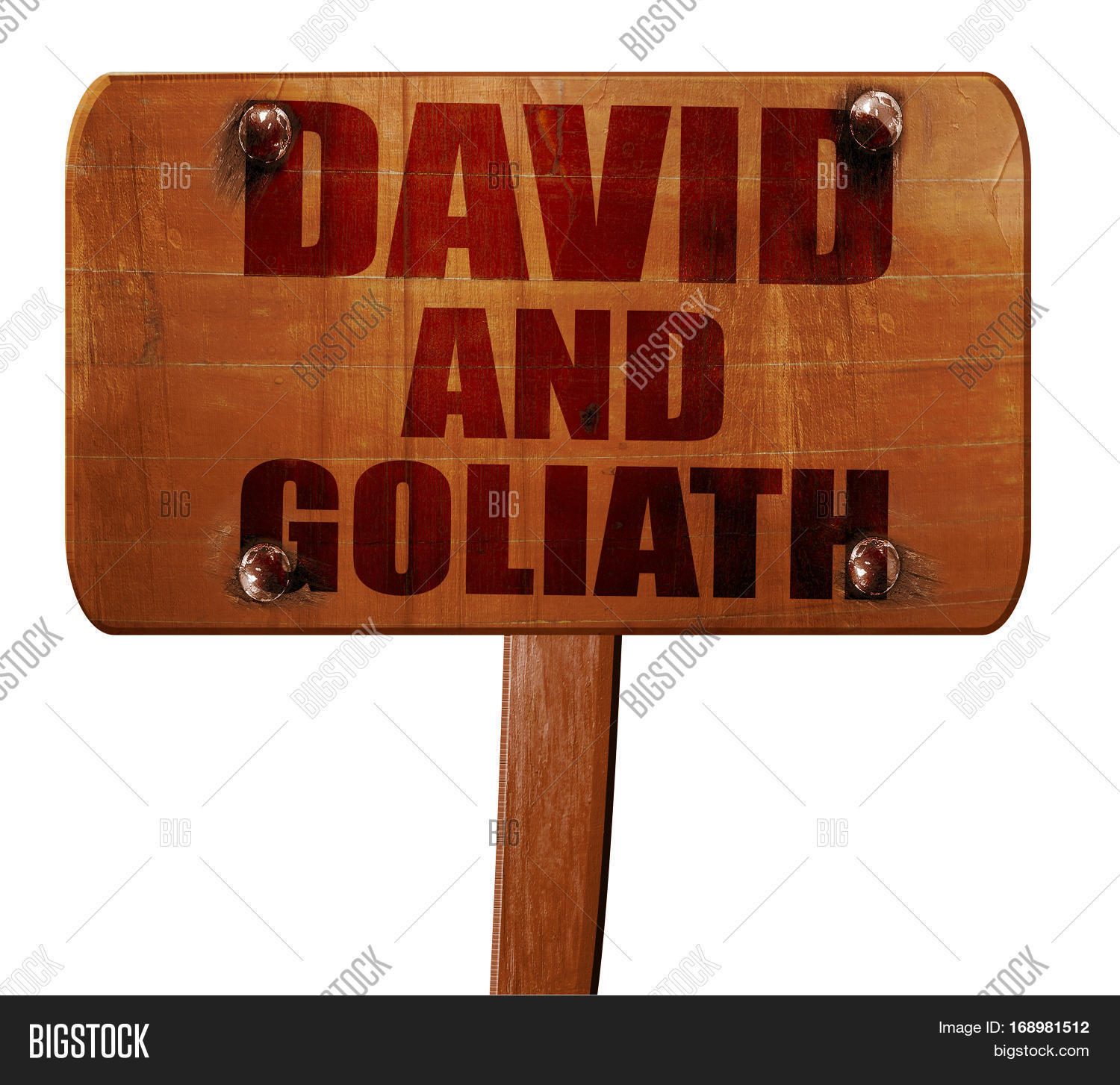 David Goliath, 3D Image & Photo (Free Trial) | Bigstock