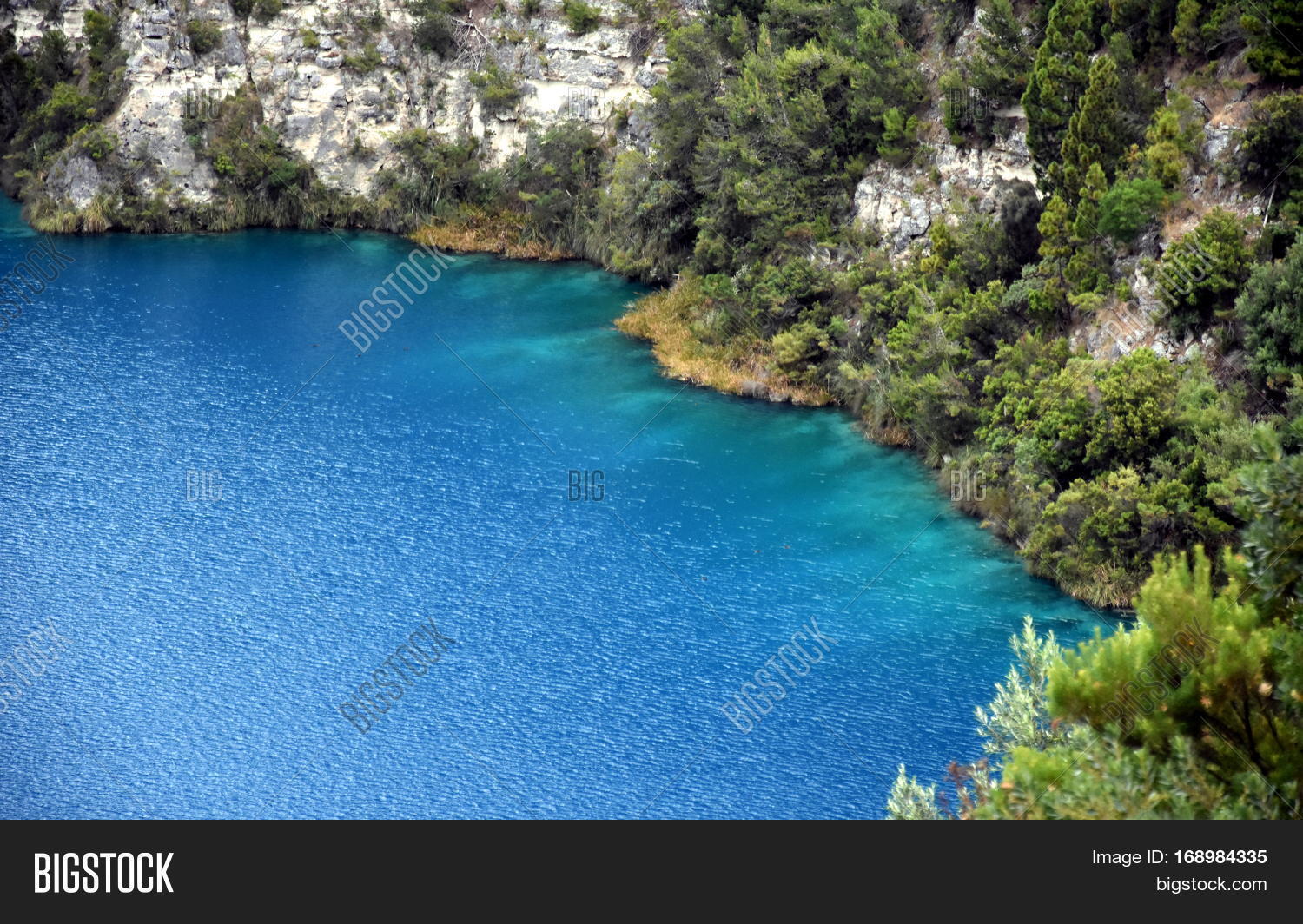 Incredible Blue Lake Image & Photo (Free Trial) | Bigstock
