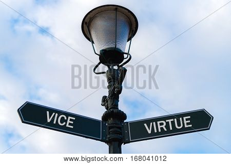 Vice Versus Virtue Image & Photo (Free Trial) | Bigstock