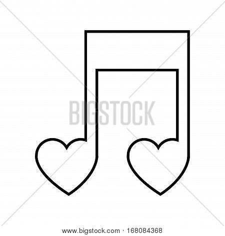 Musical Note Heart Vector & Photo (Free Trial) | Bigstock