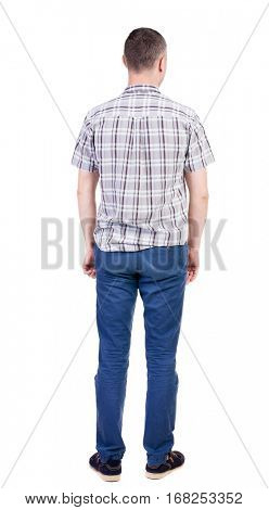 Back View Handsome Man Image & Photo (Free Trial) | Bigstock