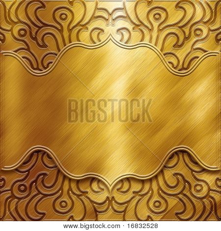 Gold Metal Plate Image & Photo (Free Trial) | Bigstock