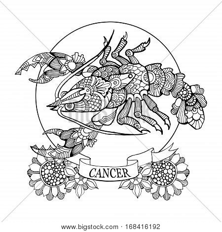 Cancer Zodiac Sign Vector & Photo (Free Trial) | Bigstock