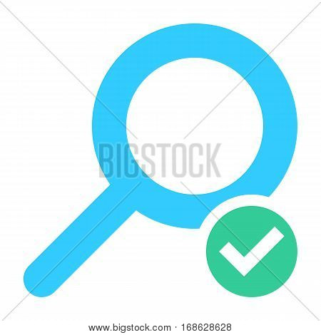 Flat Magnifier Icon Vector & Photo (Free Trial) | Bigstock