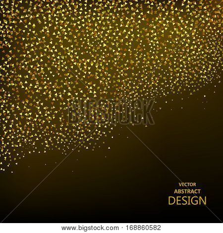 Falling Gold Spangles Vector & Photo (Free Trial) | Bigstock