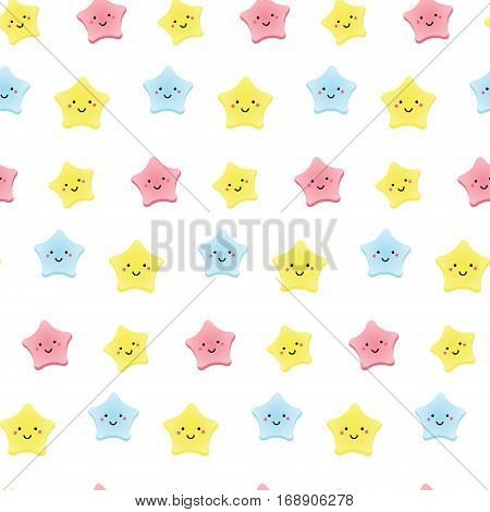 Cute Kawaii Stars. Vector & Photo (Free Trial) | Bigstock