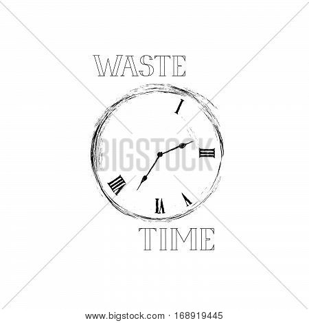 Waste Time Sign Image & Photo (Free Trial) | Bigstock