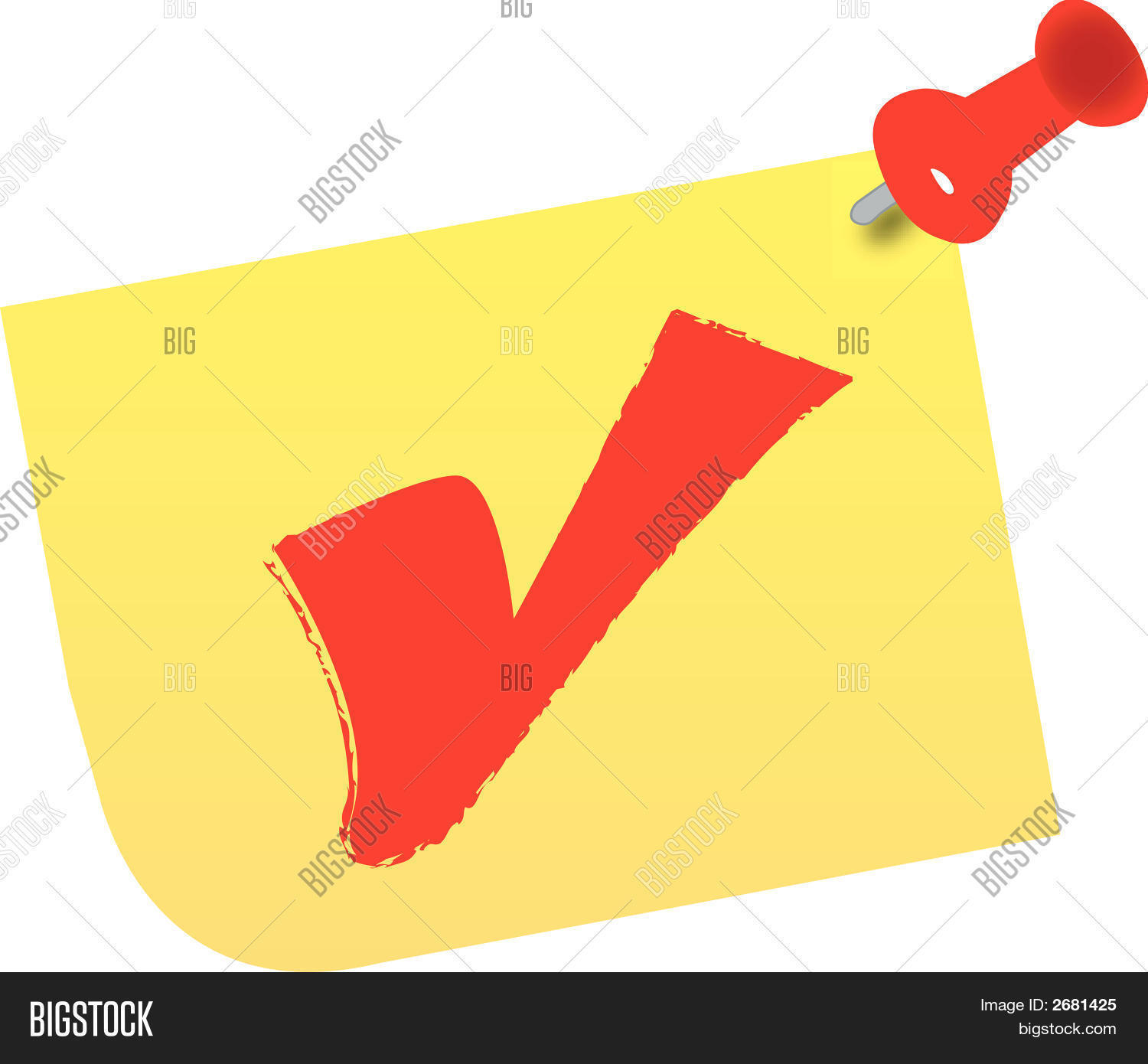 Check Mark On Thumb Vector & Photo (Free Trial) | Bigstock
