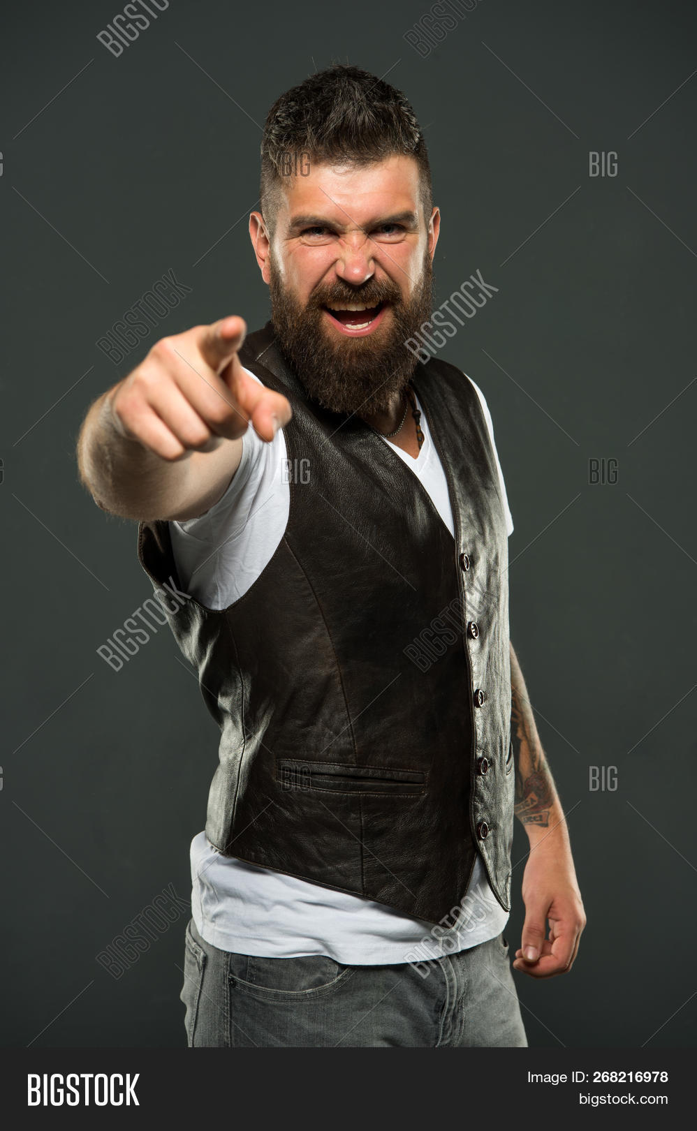 Feeling Angry. Bearded Image & Photo (Free Trial) | Bigstock
