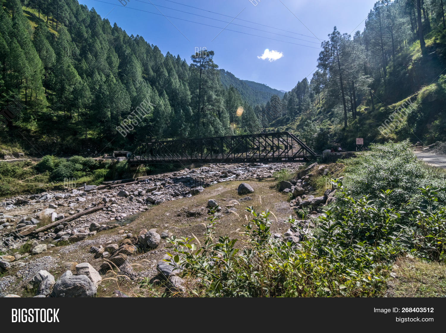 Iron Bridge Himalayas Image & Photo (Free Trial) | Bigstock