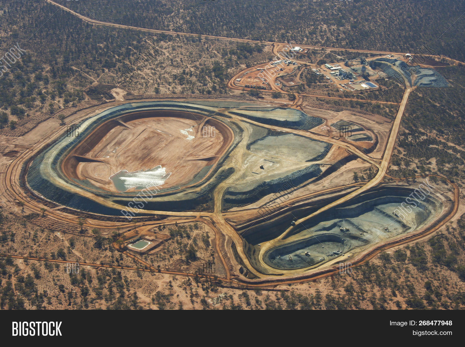 Active Open Pit Mine Image & Photo (Free Trial) | Bigstock