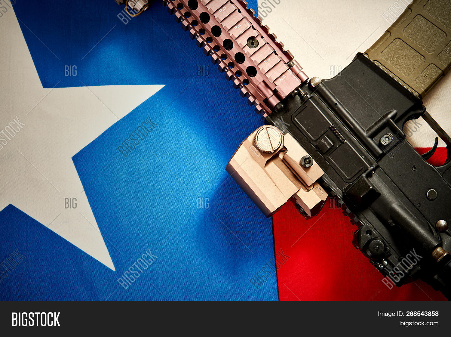 Top View Machine Gun Image & Photo (Free Trial) | Bigstock