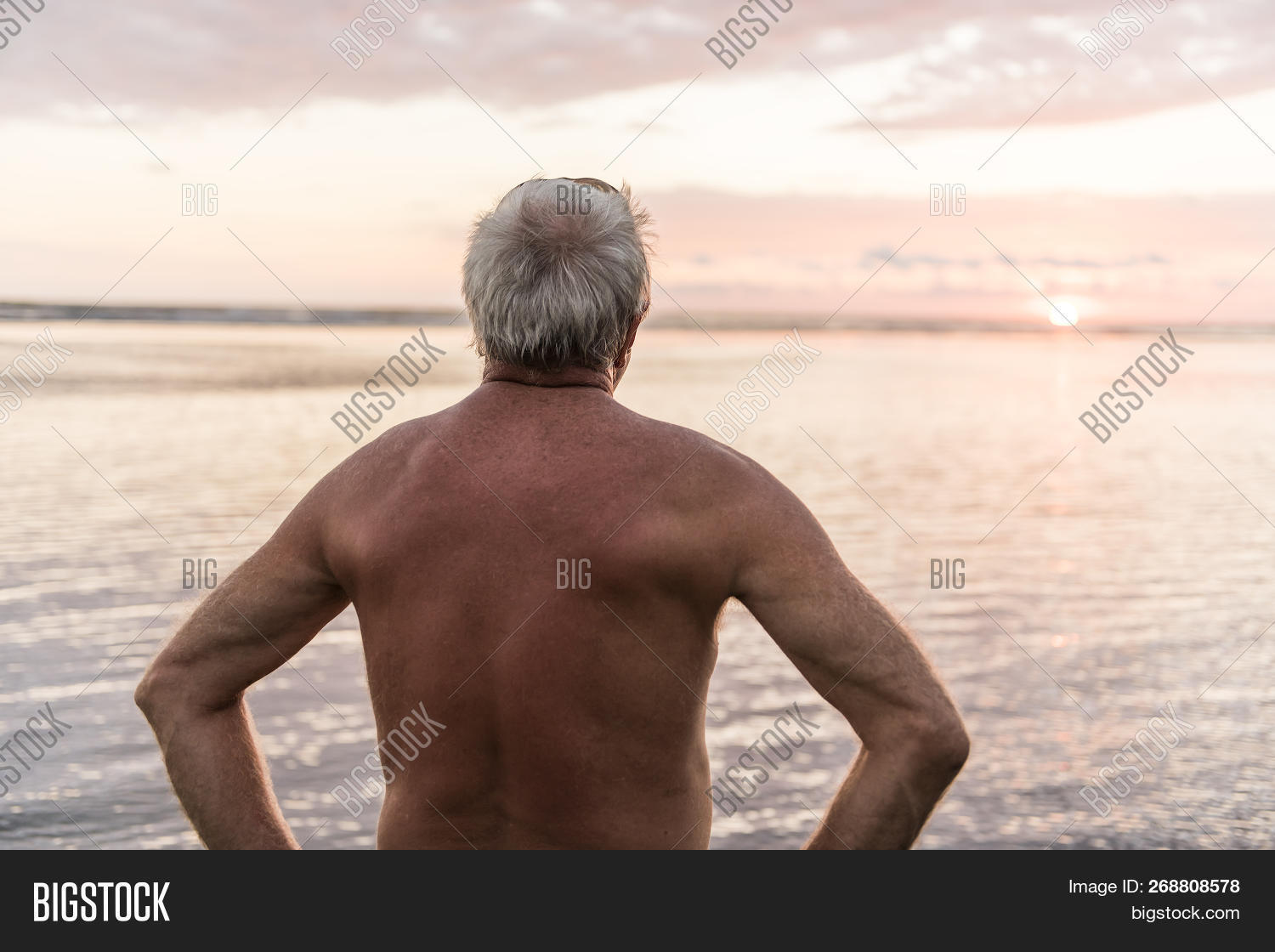 60s Man Beach Having Image & Photo (Free Trial) | Bigstock